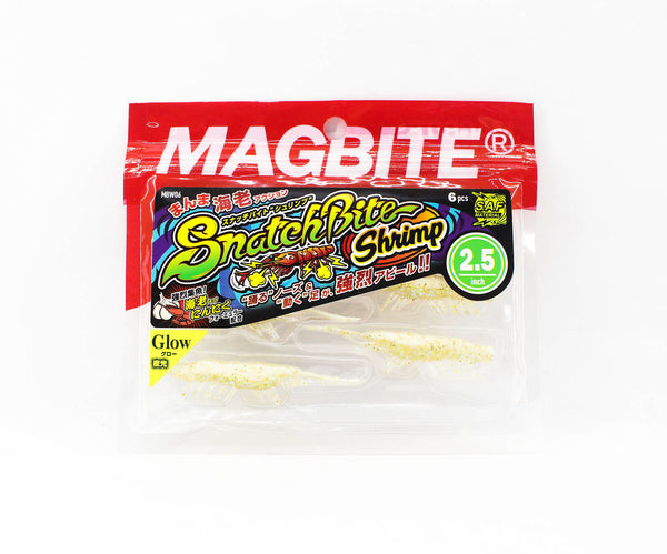 MAGBITE Snatchbite Shrimp 2.5" - 03 GLOW SHRIMP ( CLEARANCE SALE )