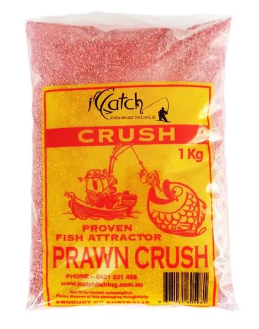 ICATCH Burley Red Prawn Crush ISO Fishing Berley 1kg Bag | Tackle ...