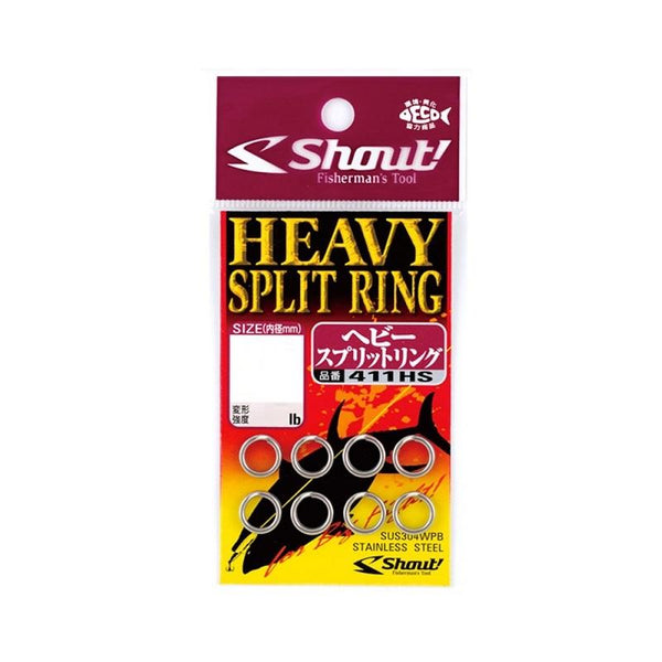 SHOUT! Heavy Stainless Split Rings | Tackle Online Australia